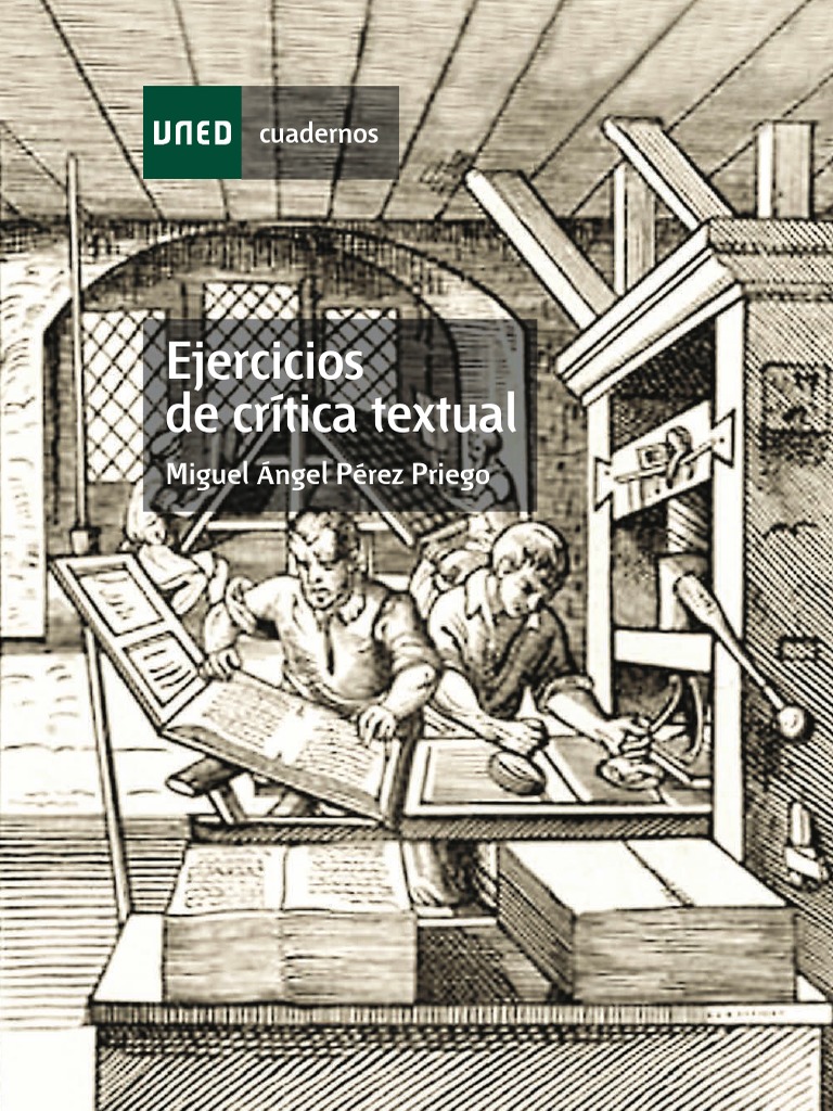 Ejercicios de Crítica Textual | PDF