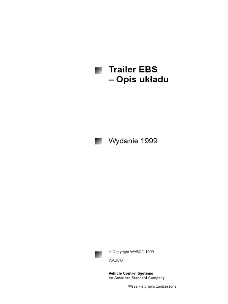 Ebs Wabco PDF | PDF