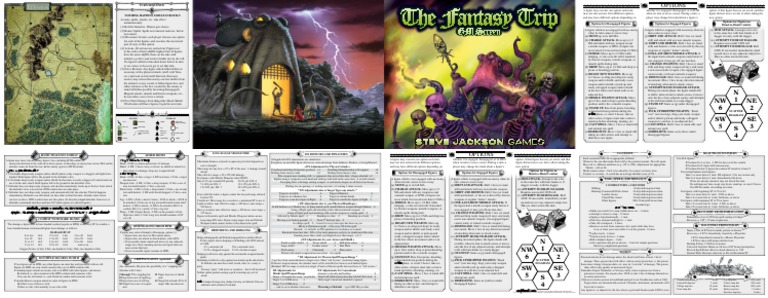 The Fantasy Trip GM Screen | PDF | Shield | Armour