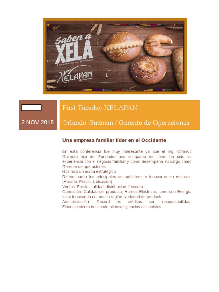 Historia y crecimiento de Xelapan | PDF | Economias | Business