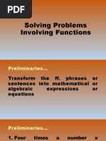 Representing Real-Life Situations Using Functions | PDF | Function (Mathematics) | Mathematics