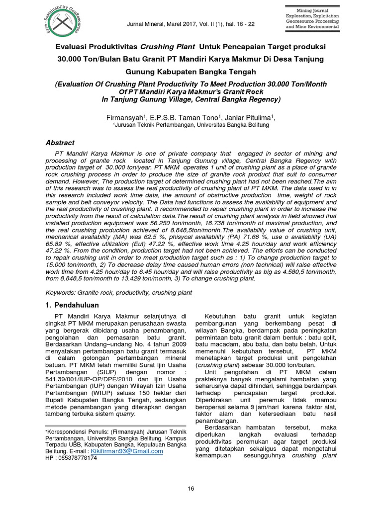 1542-Article Text-3310-1-10-20200129 | PDF | Economic Sectors | Nature