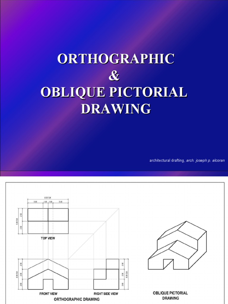 Orthographic & Oblique Drawing Guide | PDF