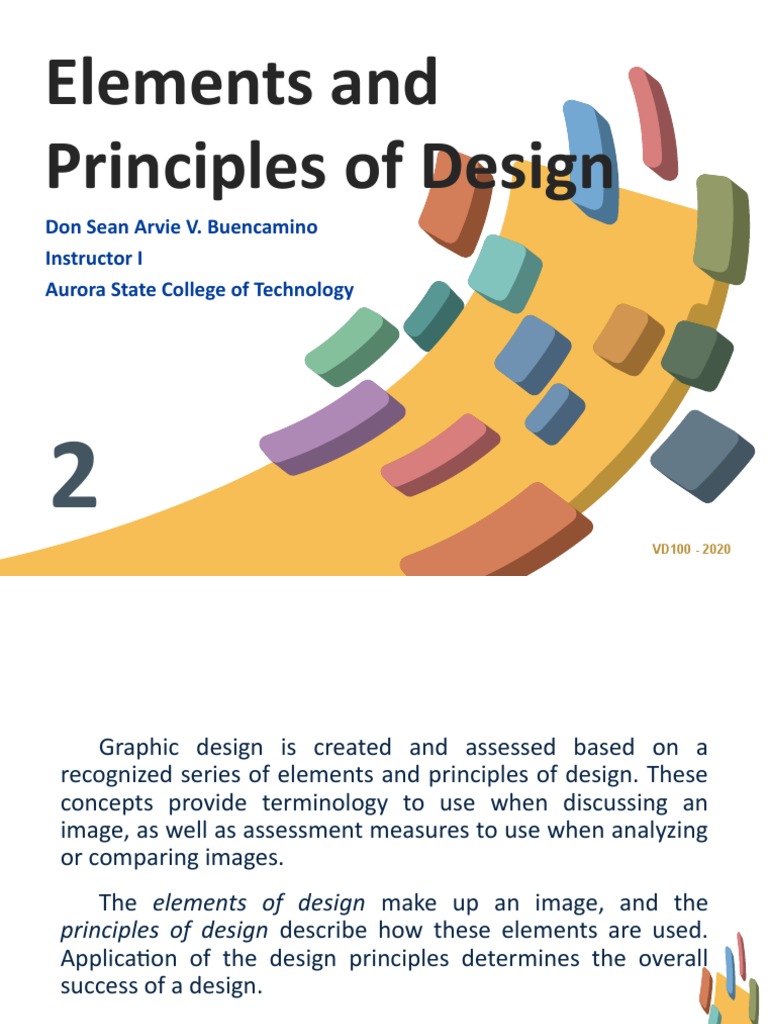 Elements and Principles of Design Explained | PDF | Cognitive Science ...