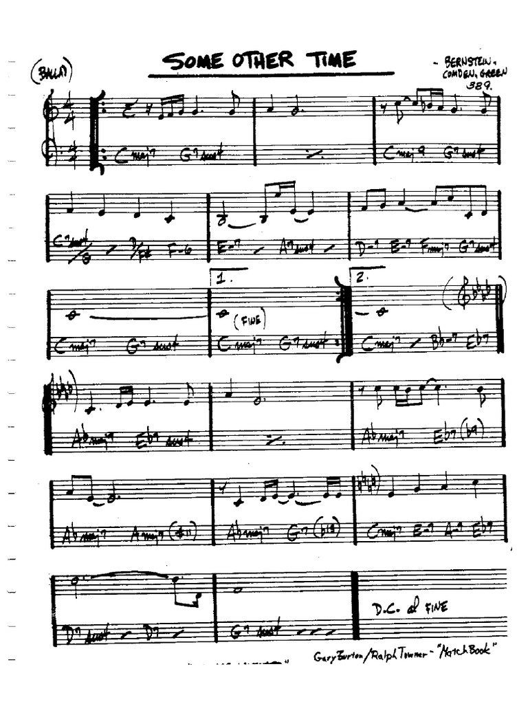 Some Other Time | PDF