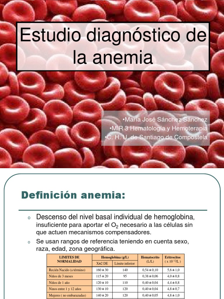 Diagnóstico y Clasificación de Anemia | PDF