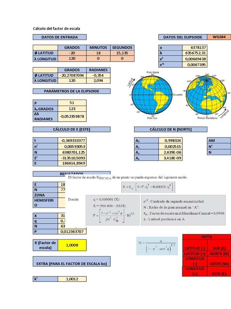 Calculo Del Factor de Escala | PDF