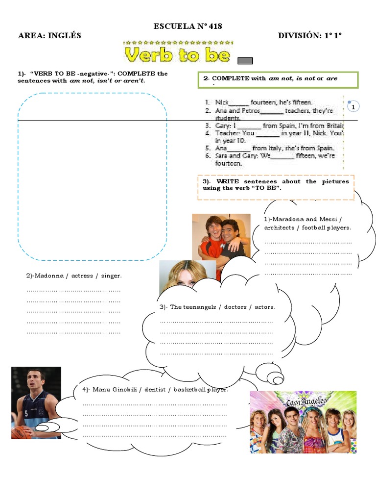 To Be Negative Fun Activities Games - 25198 | PDF