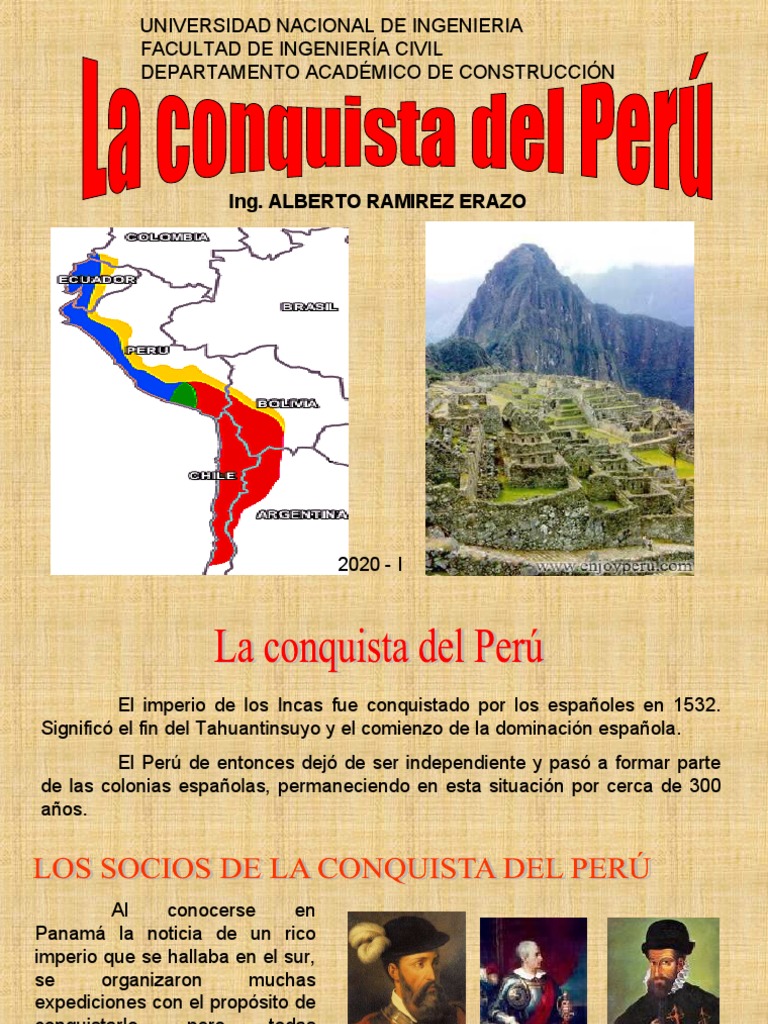 Rn. Clase Virtual - La Conquista Del Perú | PDF | Francisco Pizarro ...