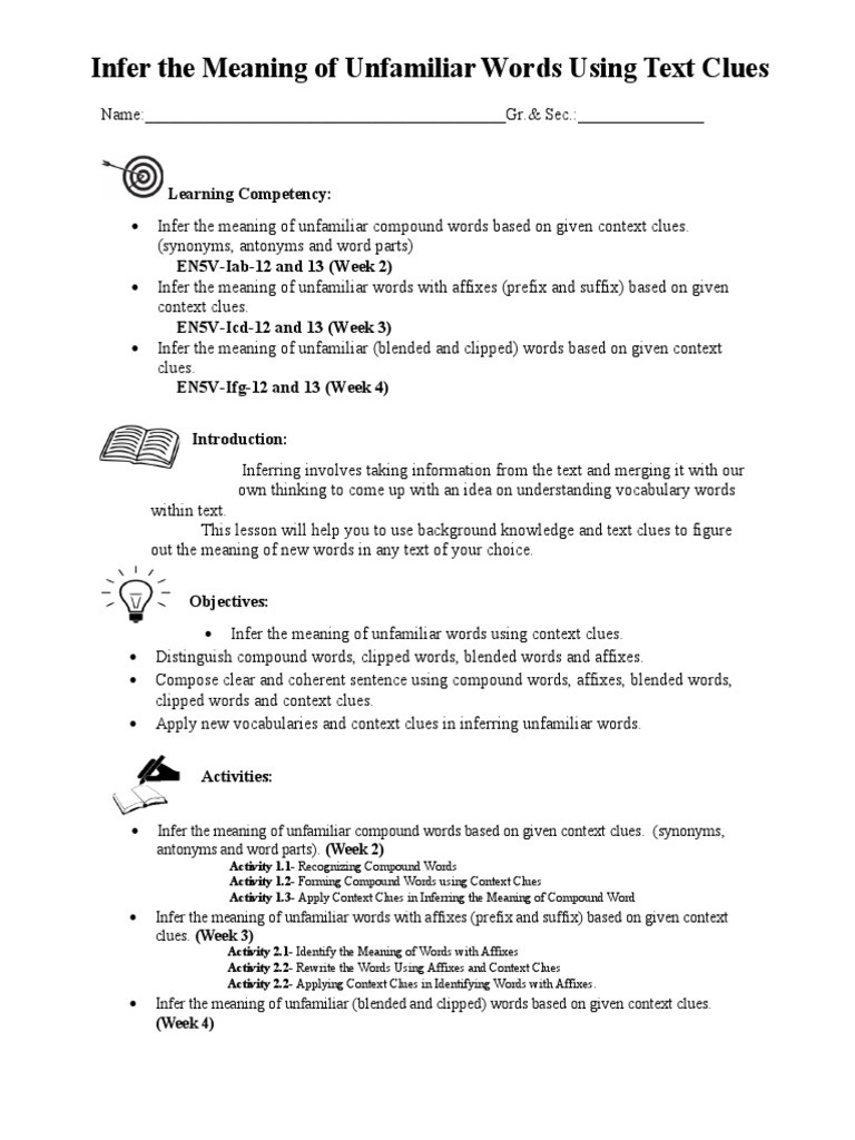 Unfamiliar Words With Meaning And Example English Grammar, 60% OFF