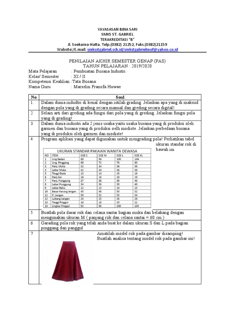 Soal Ujian Pbi 2019 2020 Pdf