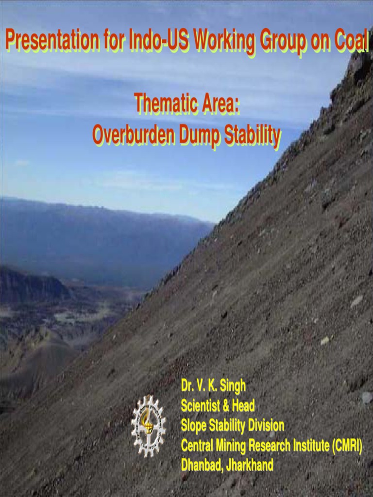 Overburden Dump Stability | PDF | Nature