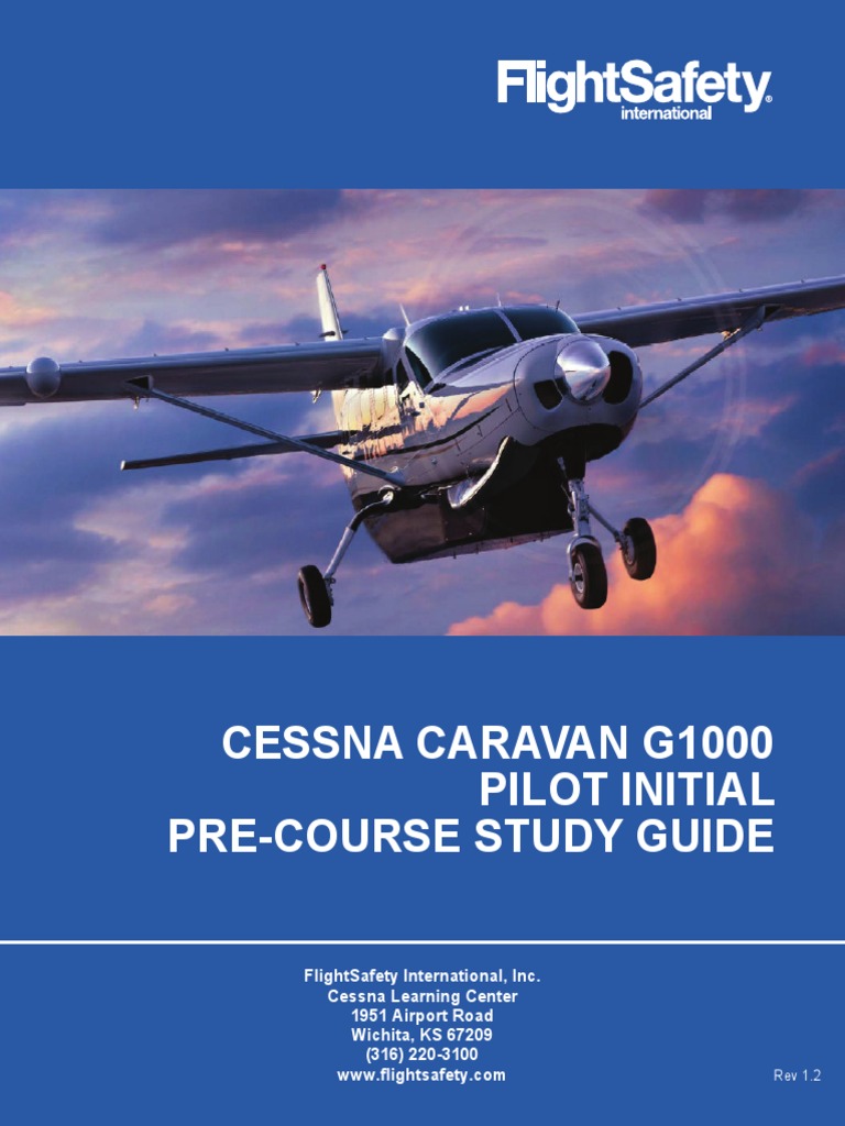 G1000 Caravan Pilot Pre-Course Study Guide | PDF | Aviation | Aircraft