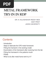 13) Clinical and Laboratory Steps For Making RPDs | PDF | Dentures ...