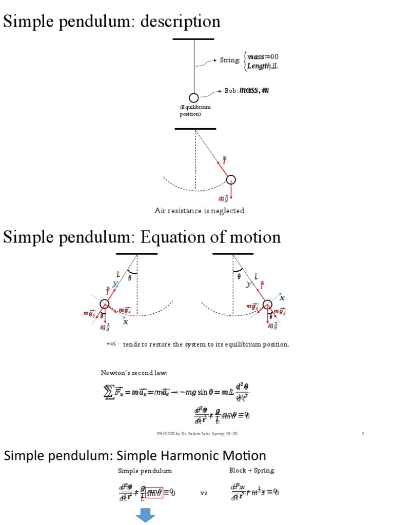 PHYS220 - Lecture 3.1 | PDF | Equations Of Motion | Classical Mechanics