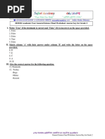 Grade 2 IT Short Note PDF | PDF | Computer Hardware | Input/Output