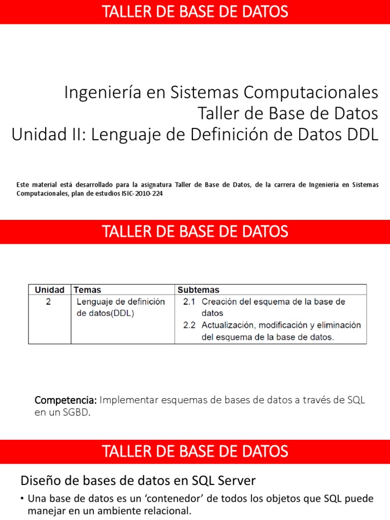 Taller de Base de Datos | PDF | Servidor SQL de Microsoft | SQL