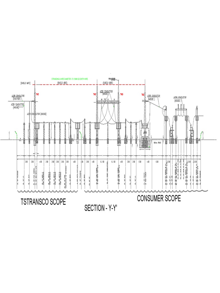 Earth Shield Wire Layouts Section - 17-07-2020 | PDF | Wire ...
