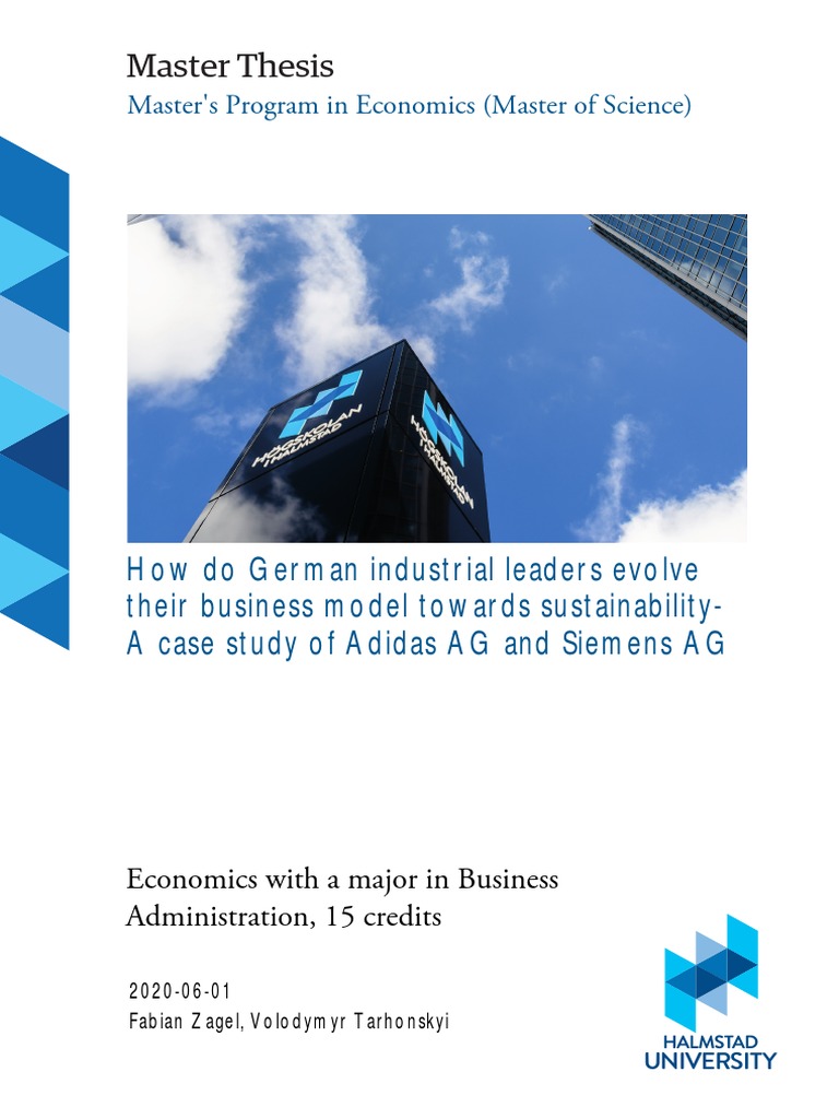 Siemens Case Study | PDF | Business Model | Sustainability