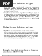 Classification of Medical Devices 2 | PDF | Medical Device | Medicine