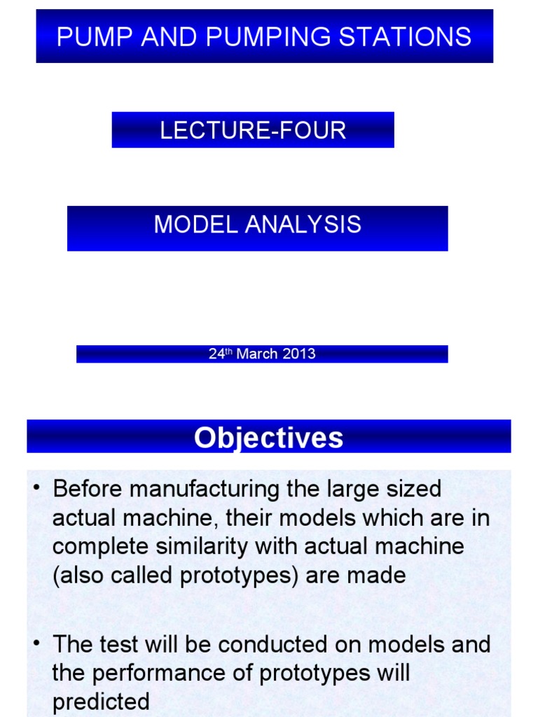 Lecture 04-Model Testing | PDF | Physical Quantities | Mechanics