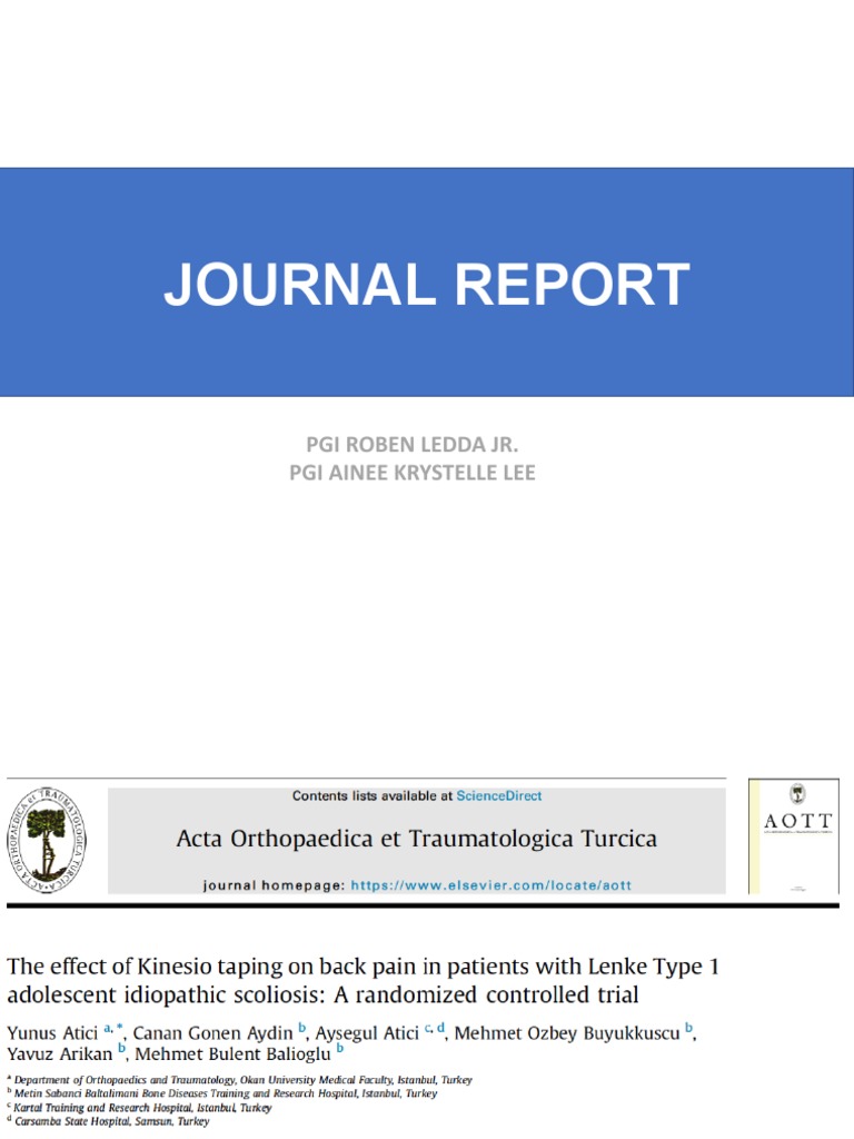 Journal Report: Pgi Roben Ledda Jr. Pgi Ainee Krystelle Lee | PDF ...