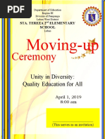 Moving Up Program (Final) | PDF | Philippines