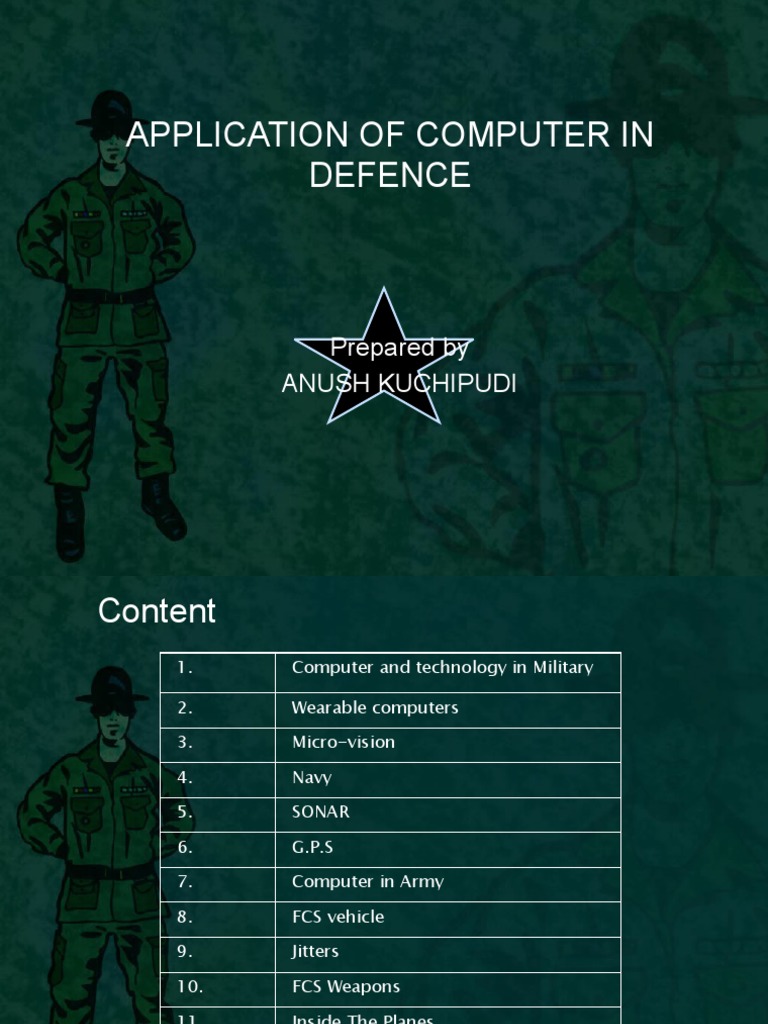 Application of Computers in Defence | Download Free PDF | Sonar ...
