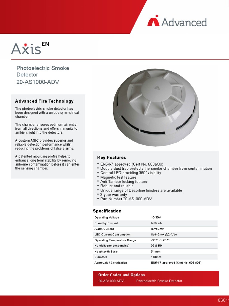 Conventional Smoke Detector | PDF | Manufactured Goods | Equipment
