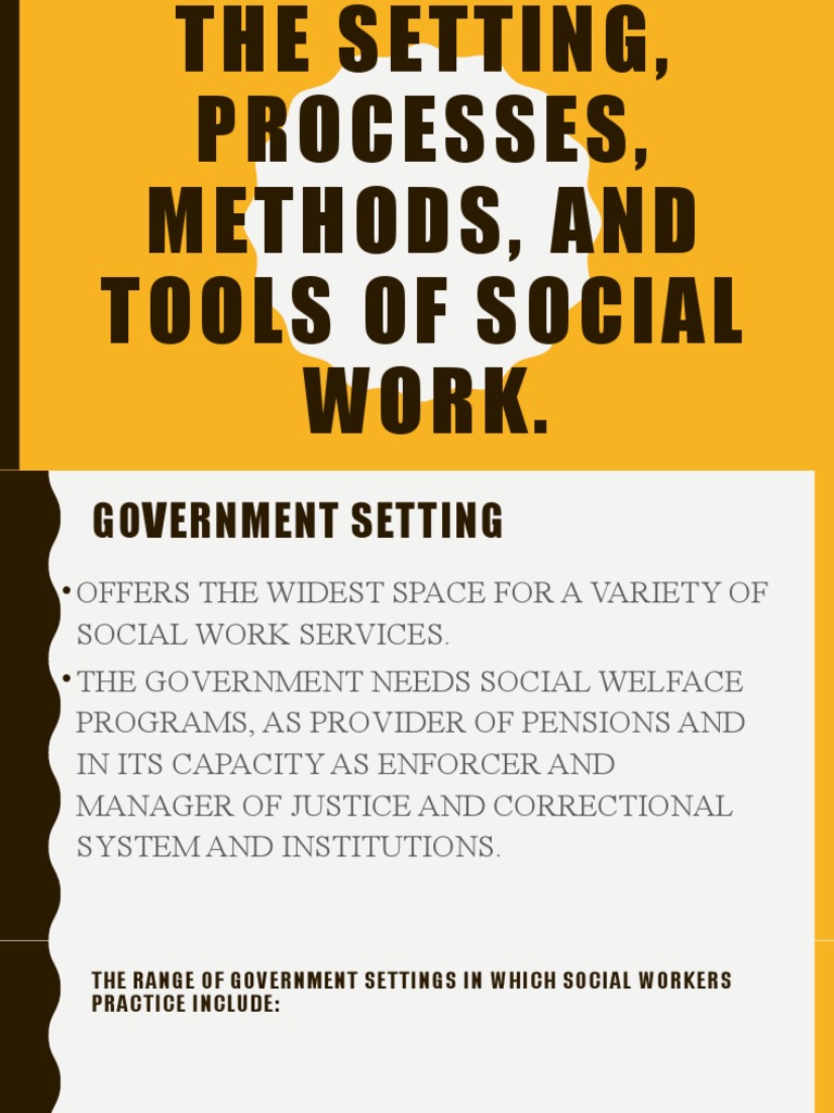 Government Setting | PDF | Social Work | Needs Assessment