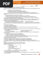 Esp 10 4TH Quarter Exam | PDF