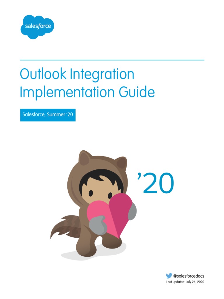 Outlook Integration Implementation Guide: Salesforce, Summer '20 | PDF | Microsoft Outlook ...