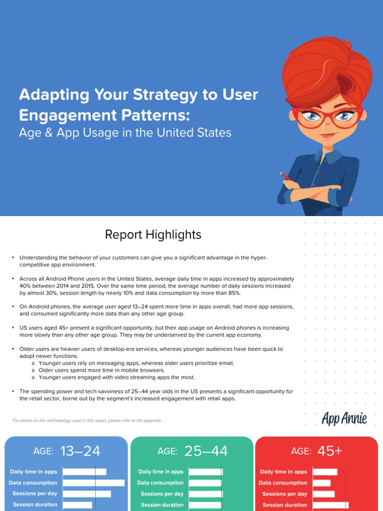 Chat Vs Email App Annie Usage and Audience EN Report | PDF | Mobile App ...