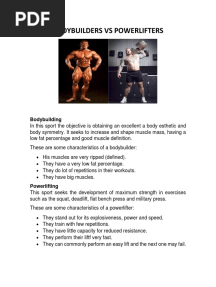 Bodybuilding & Weight Training Documents & PDFs | Scribd