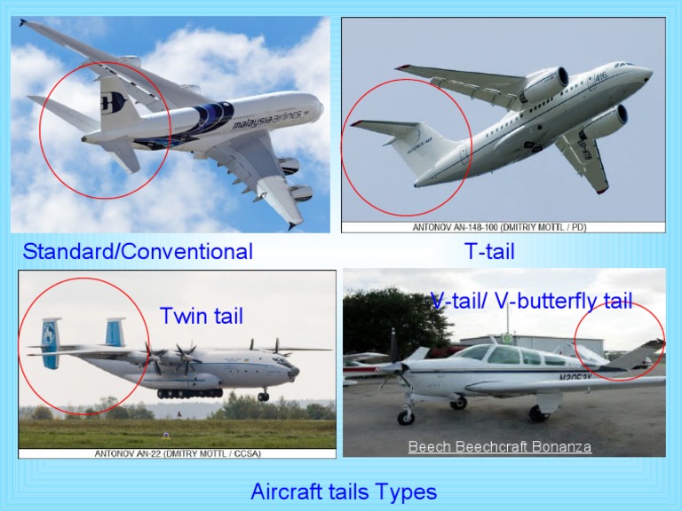 Standard/Conventional T-Tail Twin Tail V-Tail/ V-Butterfly Tail | PDF
