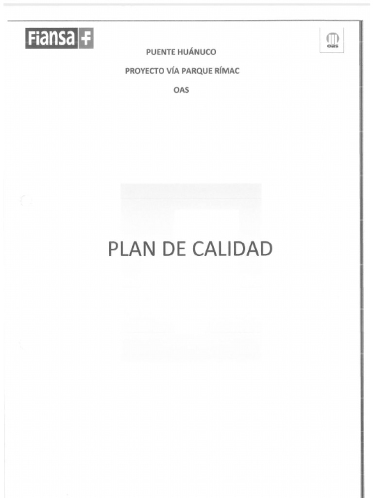 Plan de Calidad - ITP PDF | PDF