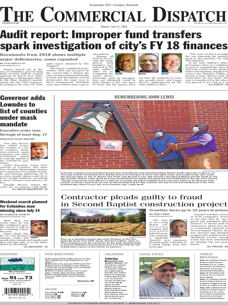 Commercial Dispatch Eedition 7-31-20 | PDF | Business