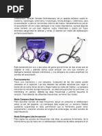 Partes Del Estetoscopio y Sus Funciones | PDF