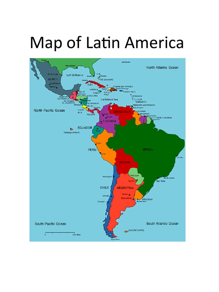 Map of Latin America | PDF