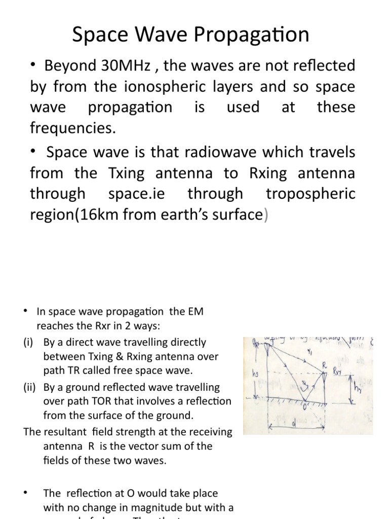 Space Wave Propagation | PDF