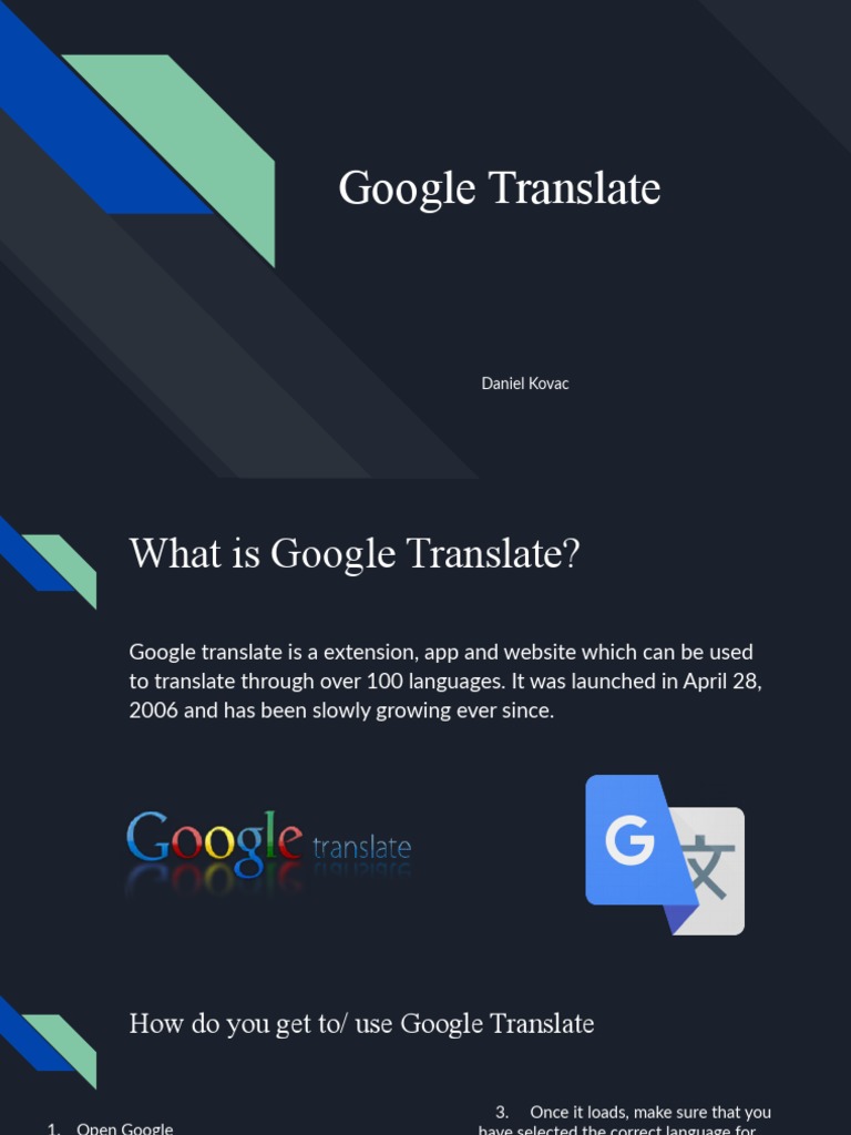 Google Translate | PDF