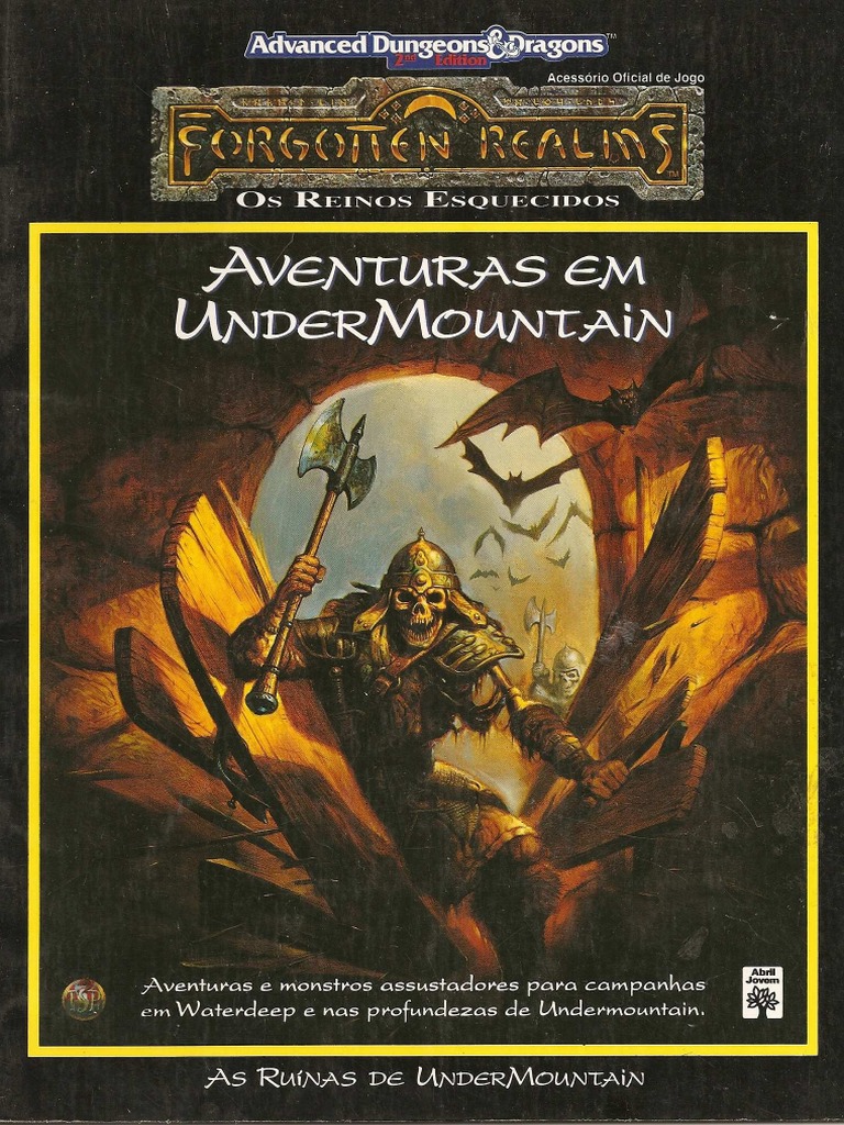 AD&D - Forgotten Realms - Aventuras em Undermountain PDF | PDF
