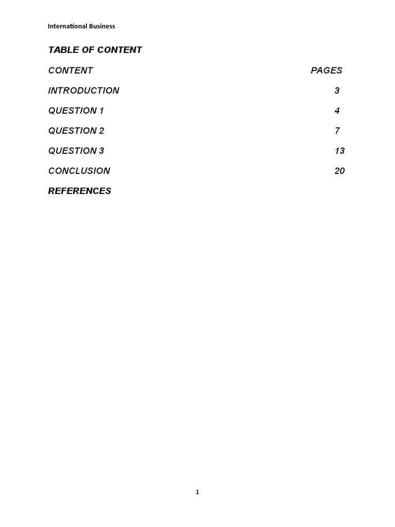 International Business V1.0 | PDF | Non Tariff Barriers To Trade ...
