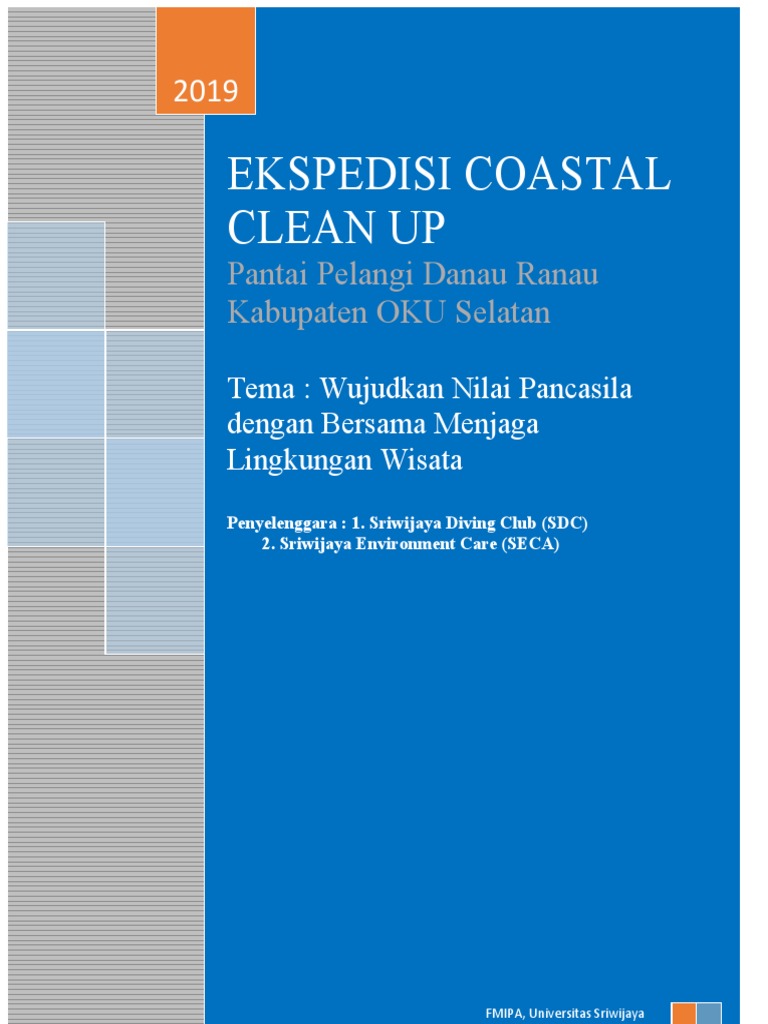 Proposal Ekspedisi Coastal Clean Up | PDF | Sains & Matematika