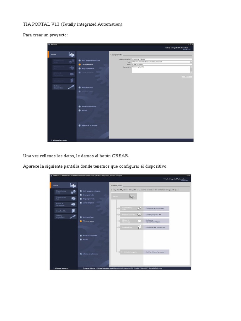 Instrucciones TIA Portal | PDF | Lenguaje de programación | Programa de ...