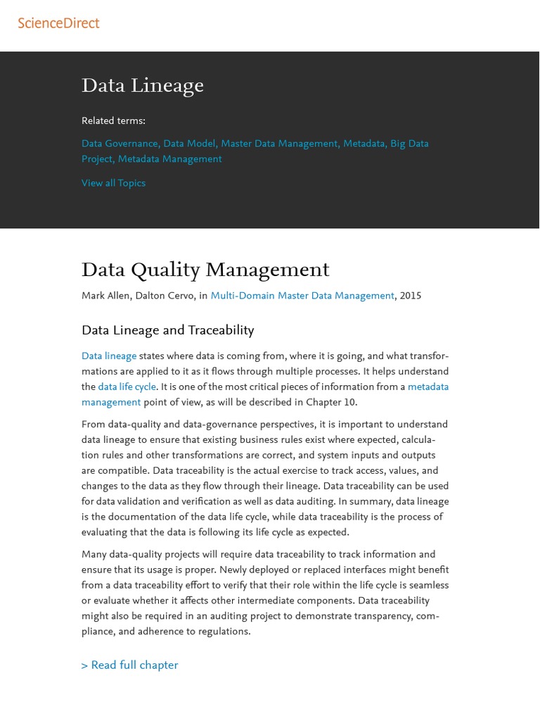 Data Governance Book | PDF | Metadata | Data Warehouse