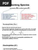 Nucleophile Strength Cheat Sheet Final | PDF