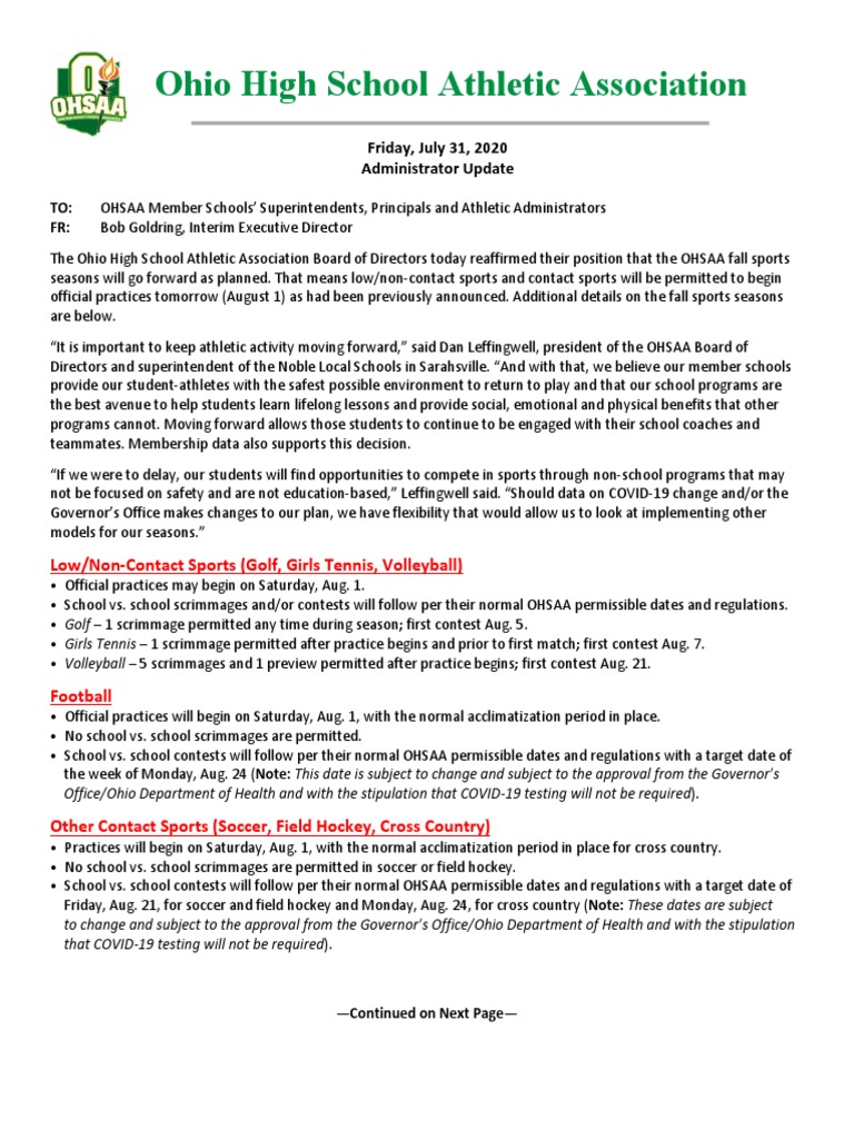 Administrator Update | Download Free PDF | Sports | Business