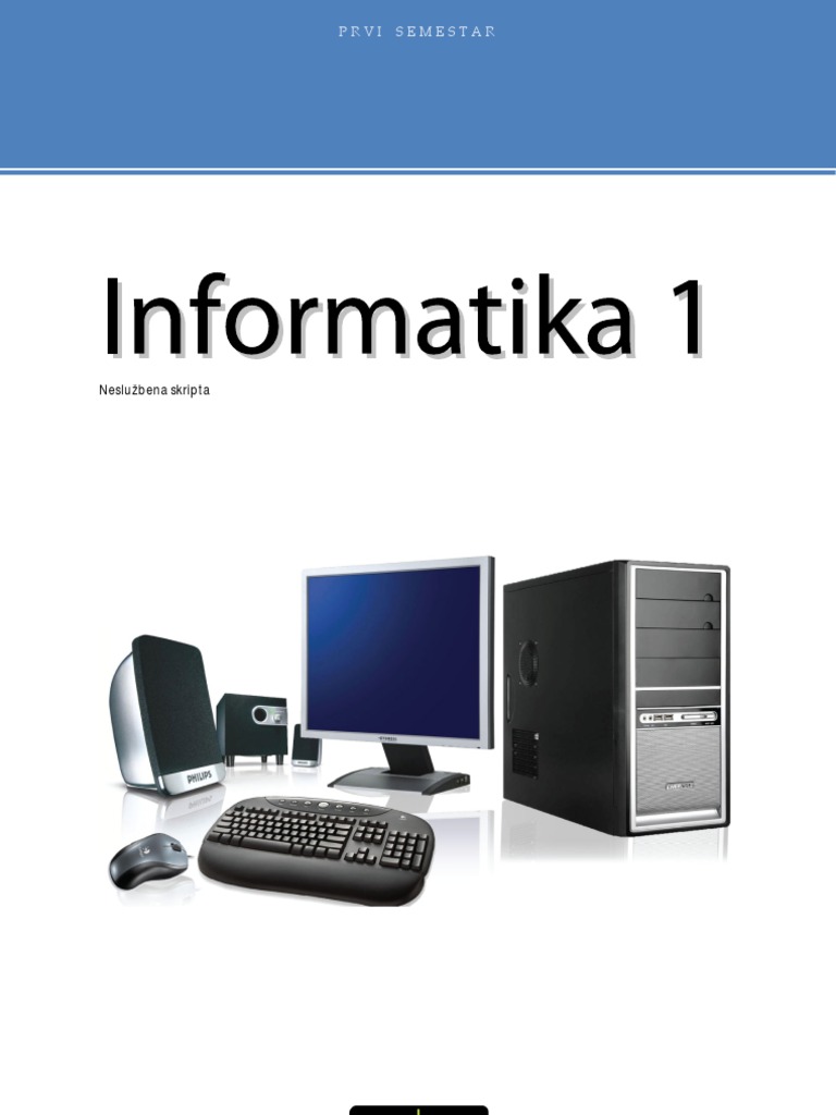 Informatika 1 Skripta | PDF