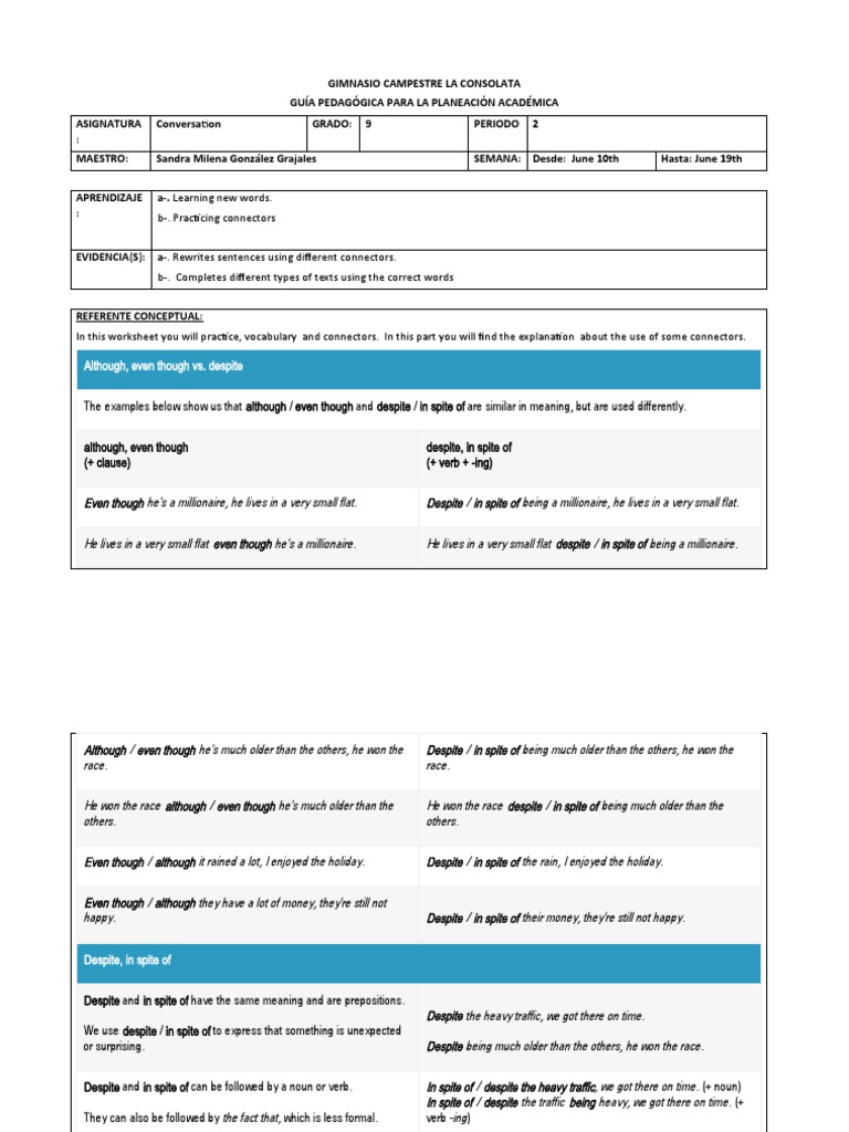 Conversation Worksheet | PDF | Syntax | Cognitive Science